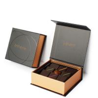 China Custom Logo Printed Paper Compartment Truffle Chocolate Gift Packaging Box With Dividers for sale