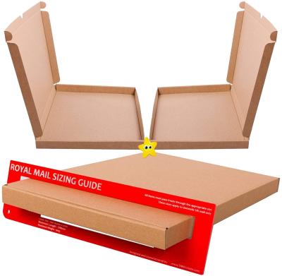 China Custom Logo Printing Paper Cardboard Small Letter Thin Box Packaging for sale