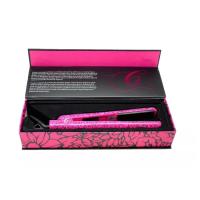 China Customized Printing Hair Straighteners Curling Flat Iron Packaging Box With Magnetic Flip for sale