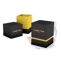 China Customized Cardboard Votive Candle Box Luxury Packaging Rigid Paper Packaging Box For Candle for sale