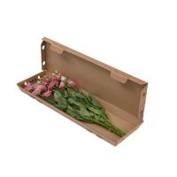China Custom Logo Printing Paper Letter Flower Packaging Shipping Boxes For Roses for sale