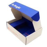 China Custom Eco Friendly Skin Care Products Packing Shipping Box With Corrugated Insert for sale