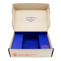 China Custom Eco Friendly Skin Care Products Packing Shipping Box With Corrugated Insert for sale
