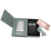 China Custom Printed Paper Luxury Drawer Slide Mobile Cell Phone Case Packaging Boxes for sale