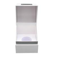 China Custom Logo White Rigid Paper Luxury Candle Jar Packaging Boxes With Foam Insert for sale