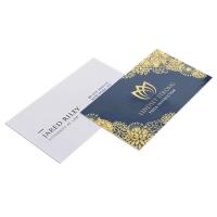 China Personality Printed Paper Business Cards Embossed Gold Foil Luxury Business Cards Printing for sale