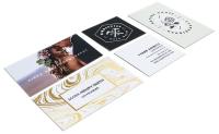 China Personality Printed Paper Business Cards Embossed Gold Foil Luxury Business Cards Printing for sale