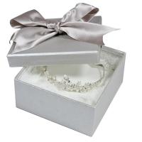 China Custom Printed Paper Bride Headdress Headwear Tiara Packaging Box With Insert Foam for sale
