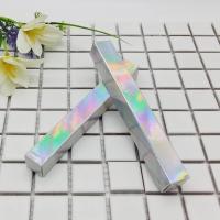 China Custom Logo Printing Pink Gold Holographic Lip Gloss Lipgloss Tube Packaging Box for sale
