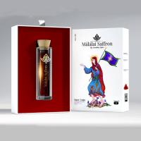 China Custom Logo Printing Paper Saffron Bottle Packaging Zafran Saffron Packing Box for sale