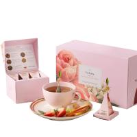 China Custom Logo Printing Paper Empty Fancy Coffee Tea Cup Set Gift Packaging Box For Tea Sets for sale