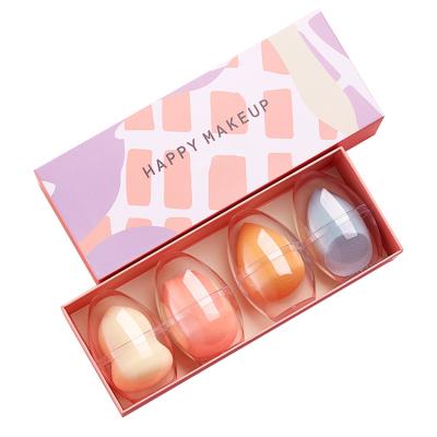 China Custom Logo Printed Paper Empty Beauty Make Up Sponge Packaging Box For Sponge for sale