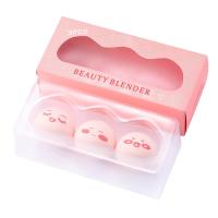 China Custom Logo Printed Paper Empty Beauty Make Up Sponge Packaging Box For Sponge for sale