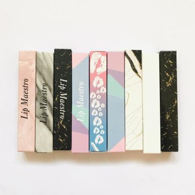 China Custom Printing Paper Lipstick Lip Gloss Packaging Essential Oil Box for sale