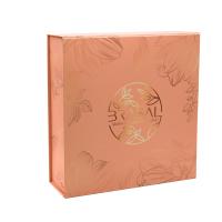 China Custom Logo Printing Large Luxury Rose Gold Gift Shipping Box Packaging With Magnetic Lid Closure for sale
