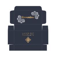 China Custom Logo Printing Cardboard Islamic Muslim Favor Eid Ramadan Mubarak Gift Box for sale