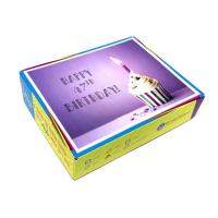 China Custom Logo Printing Paper Candy Sweets Gift Packaging Box Design for sale