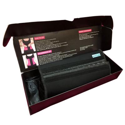 China Custom Logo Printing Paper Waist Trainer Boxes Packaging For Waist Trainer for sale