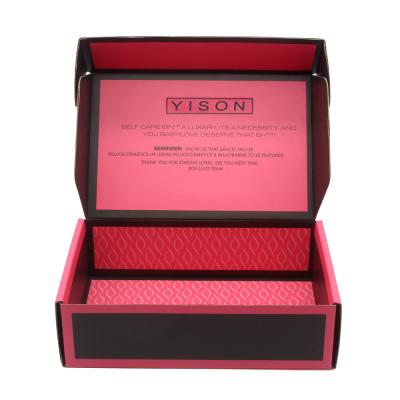 China Custom Logo Printing Paper Carton Cardboard Corrugated Gift Packaging Shipping Box For Clothes for sale