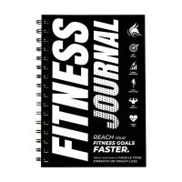 China Custom Printing Hardcover Fitness Journal And Planner For Workouts for sale