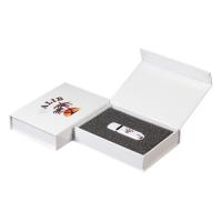 China Custom Logo Printing Empty Cardboard Usb Flash Drive Presentation Box for sale