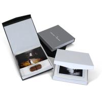 China Custom Logo Printing Empty Cardboard Usb Flash Drive Presentation Box for sale