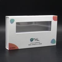 China Custom Printing Product Box For Press On Nails Retail Empty Fake False Press On Nail Packaging Box for sale