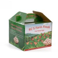 China Custom Logo Printed Eggs Packaging Boxes Carton Tray For Egg Packing Box for sale