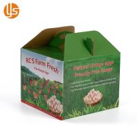China Custom Logo Printed Eggs Packaging Boxes Carton Tray For Egg Packing Box for sale