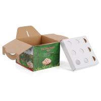 China Custom Logo Printed Eggs Packaging Boxes Carton Tray For Egg Packing Box for sale