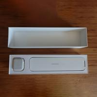 China Custom Logo Printed White Smart Apple Watch Bands Storage Packaging Box For Watch Band for sale