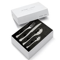 China Custom Logo Printed Empty Spoons Forks Knives Cutlery Set Packaging Gift Box for sale
