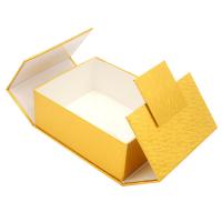 China Custom Printed Paper Wholesale Gold Double Door Layer Packaging Gift Box for sale