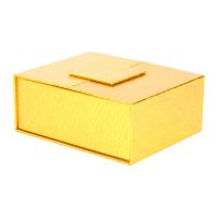 China Custom Printed Paper Wholesale Gold Double Door Layer Packaging Gift Box for sale