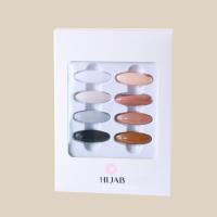China Custom Printed Empty Rubber Band Hairpin Hijab Pin Packaging Box for sale