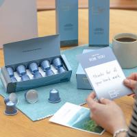 China Custom Logo Printed Reusable Coffee Capsule Packaging Box For Coffee Capsules for sale
