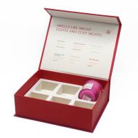 China Custom Recycled Rigid Candle Jars With Lids Box And Logo Print for sale