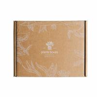 China Custom Logo Printed Paper Cactus Succulents Live Plants Packaging Shipping Box with Insert for sale
