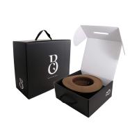 China Custom Printed Hat Shopping Box Fadora Cap Hat Packaging Shipping Box For Hat for sale