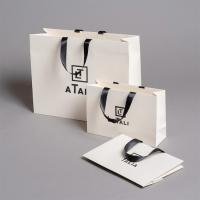 China Custom Design Boutique Paper Gift Bag Packaging Branded Paperbag With Logo Print for sale