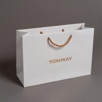 China Luxury Custom Paper Packaging Shopping Bag With Logo for sale