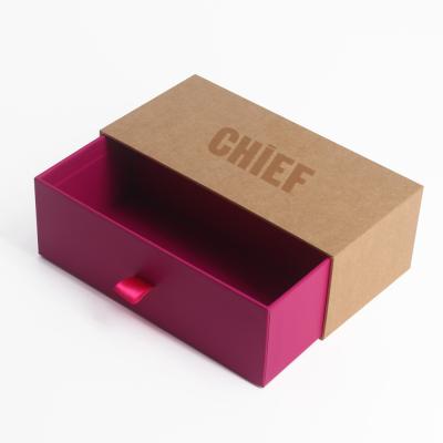China Custom Printed Paper Small Pull Out Sleeve Purse Packaging Gift Box Wallet for sale