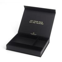 China Custom Printed Silk Scrunchie Gift Boxes Satin Hair Packaging Boxes For Scrunchies for sale