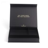 China Custom Printed Silk Scrunchie Gift Boxes Satin Hair Packaging Boxes For Scrunchies for sale