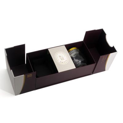 China Custom Logo Printed Empty Honey Bottle Jar Packaging Gift Boxes for sale