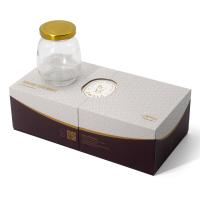 China Custom Logo Printed Empty Honey Bottle Jar Packaging Gift Boxes for sale