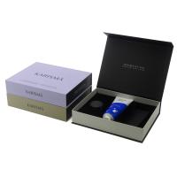 China Black Pr Makeup Set Box Luxury Skin Care Mekup Cosmetic Packaging Boxes Custom Logo for sale