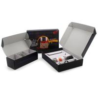 China Custom Logo Printed Savory Spice Hot Sauce Bottle Packaging Shipping Box for sale