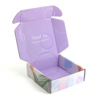 China Custom Printed Colored Cardboard Corrugated Tuck Top Mailer Shipping Boxes for sale