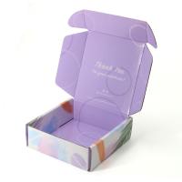 China Custom Printed Colored Cardboard Corrugated Tuck Top Mailer Shipping Boxes for sale